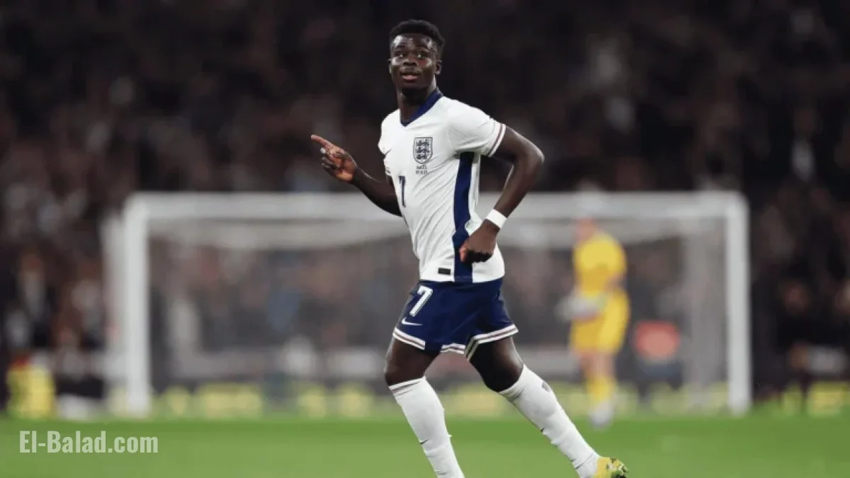 Saka Sets New Record in England’s 86-Year Football History - El-Balad.com
