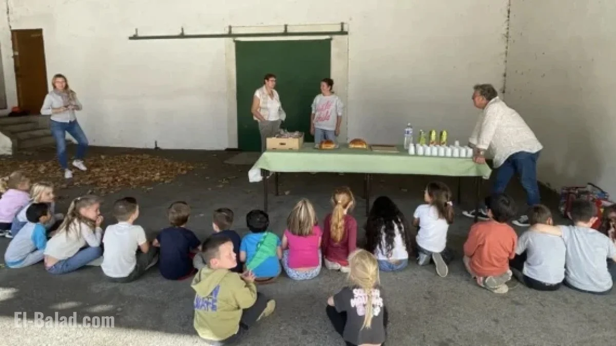 Meaningful Snacks Delight Talairan Schoolchildren - El-Balad.com