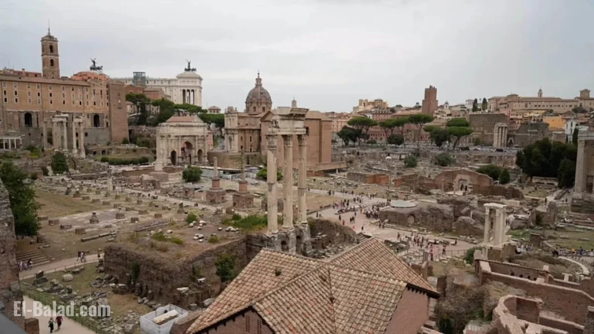 Medieval Tower Section Collapses Near Rome’s Colosseum - El-Balad.com