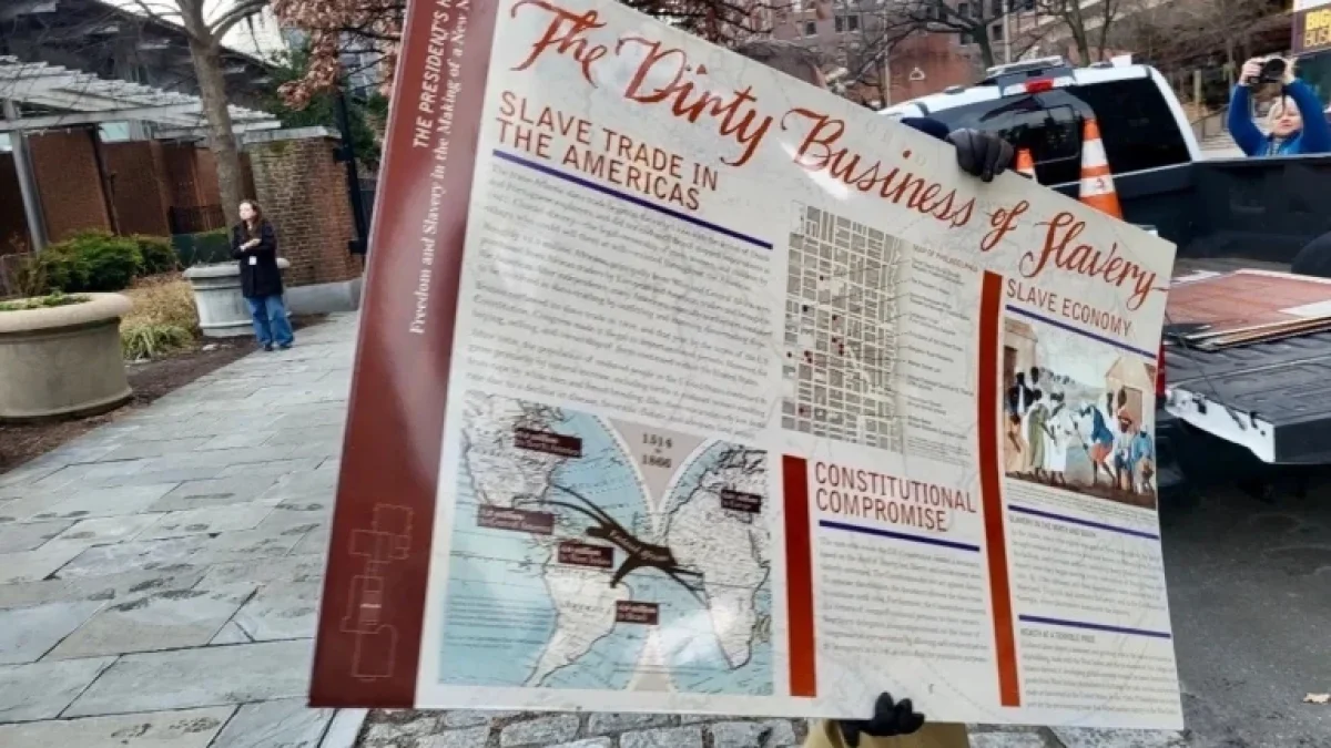 Independence Park Slavery Exhibit Removed by Park Service - El-Balad.com