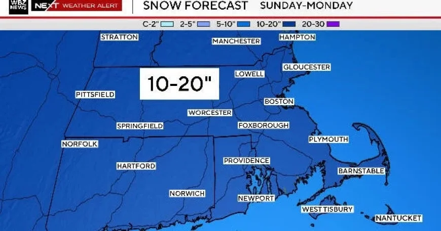 Boston Braces for Over 20 Inches of Snow This Weekend: Latest Forecast ...