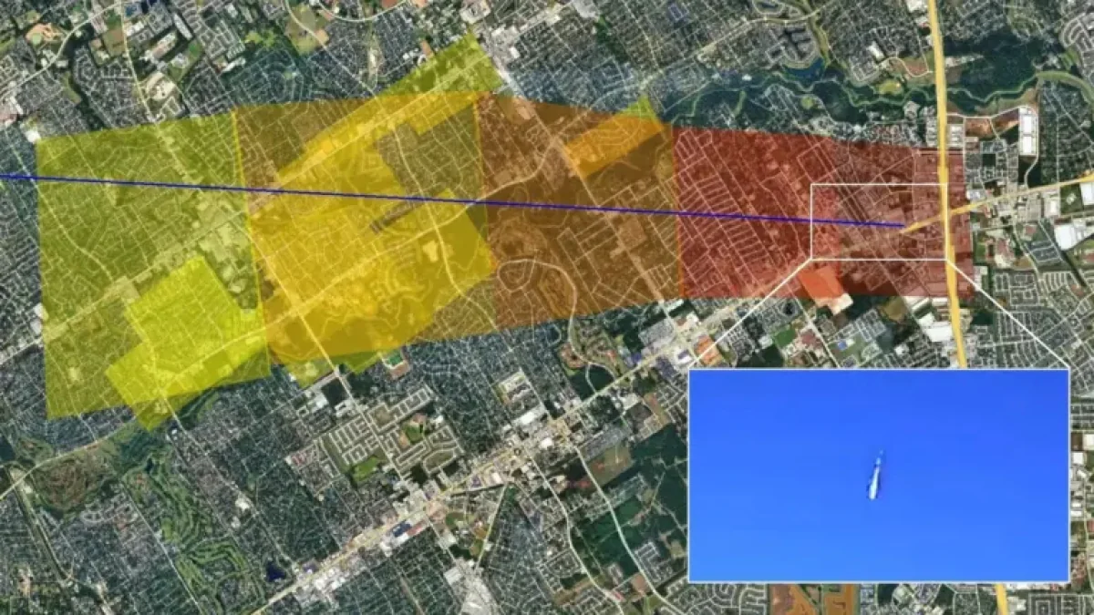 Meteorite Texas: Suspected 1‑Ton Fireball Punctures Roof, NASA Maps ...